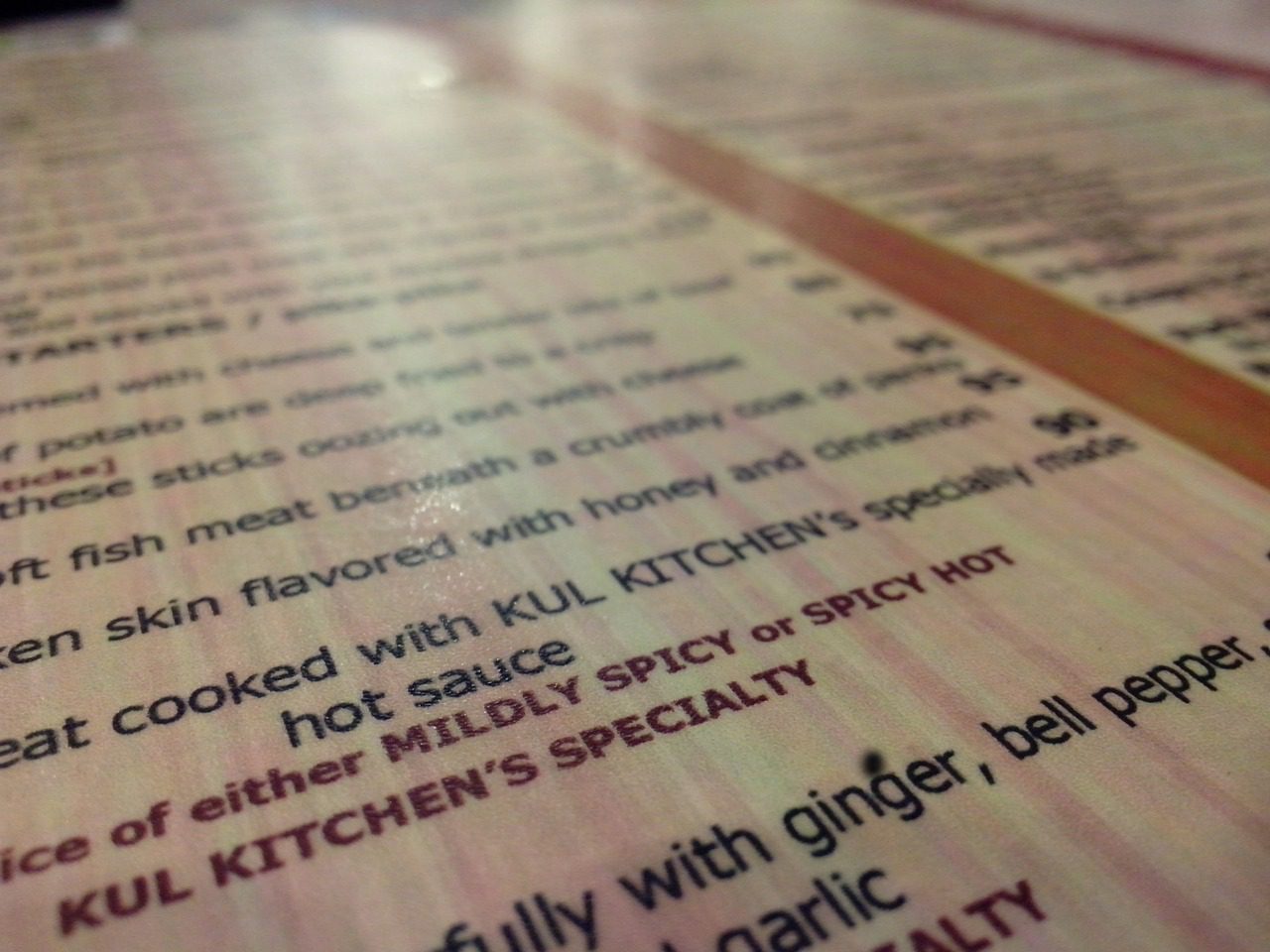 Designing A Great Menu - Bizi Blog