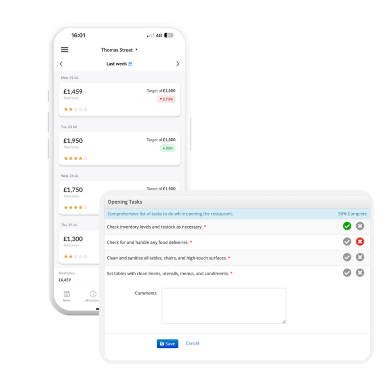 Manager Log Book - Bizimply