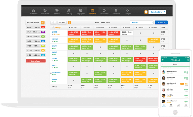 Rota Software Solutions for Restaurants | Staff Rota App